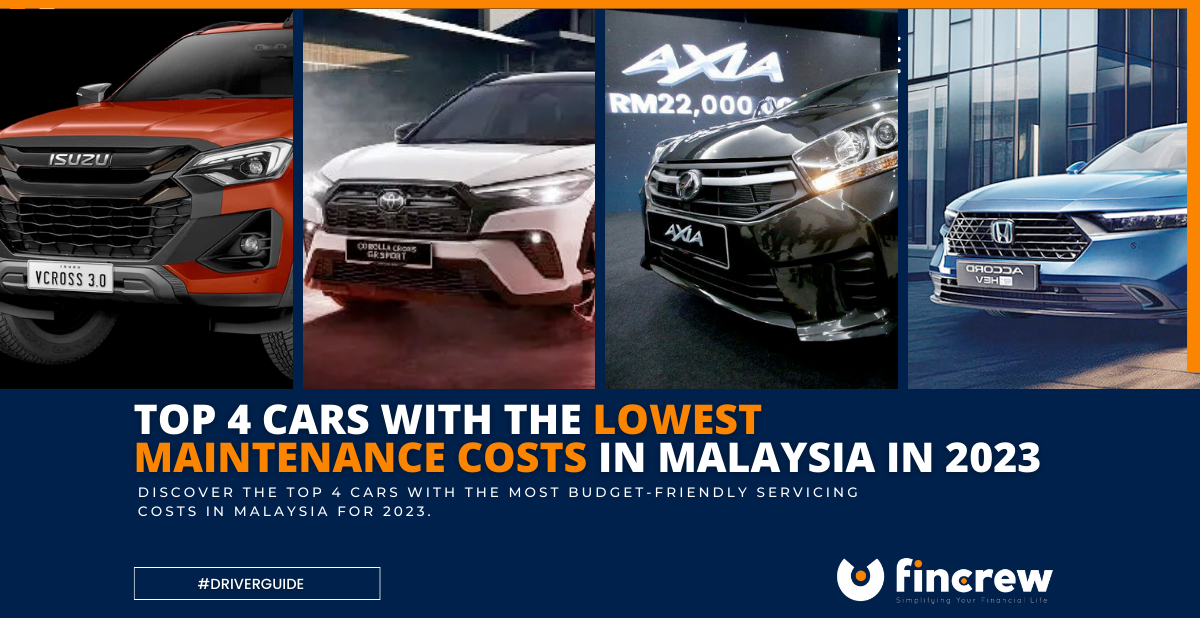 Top 4 Cars With The Lowest Maintenance Costs In Malaysia in 2023